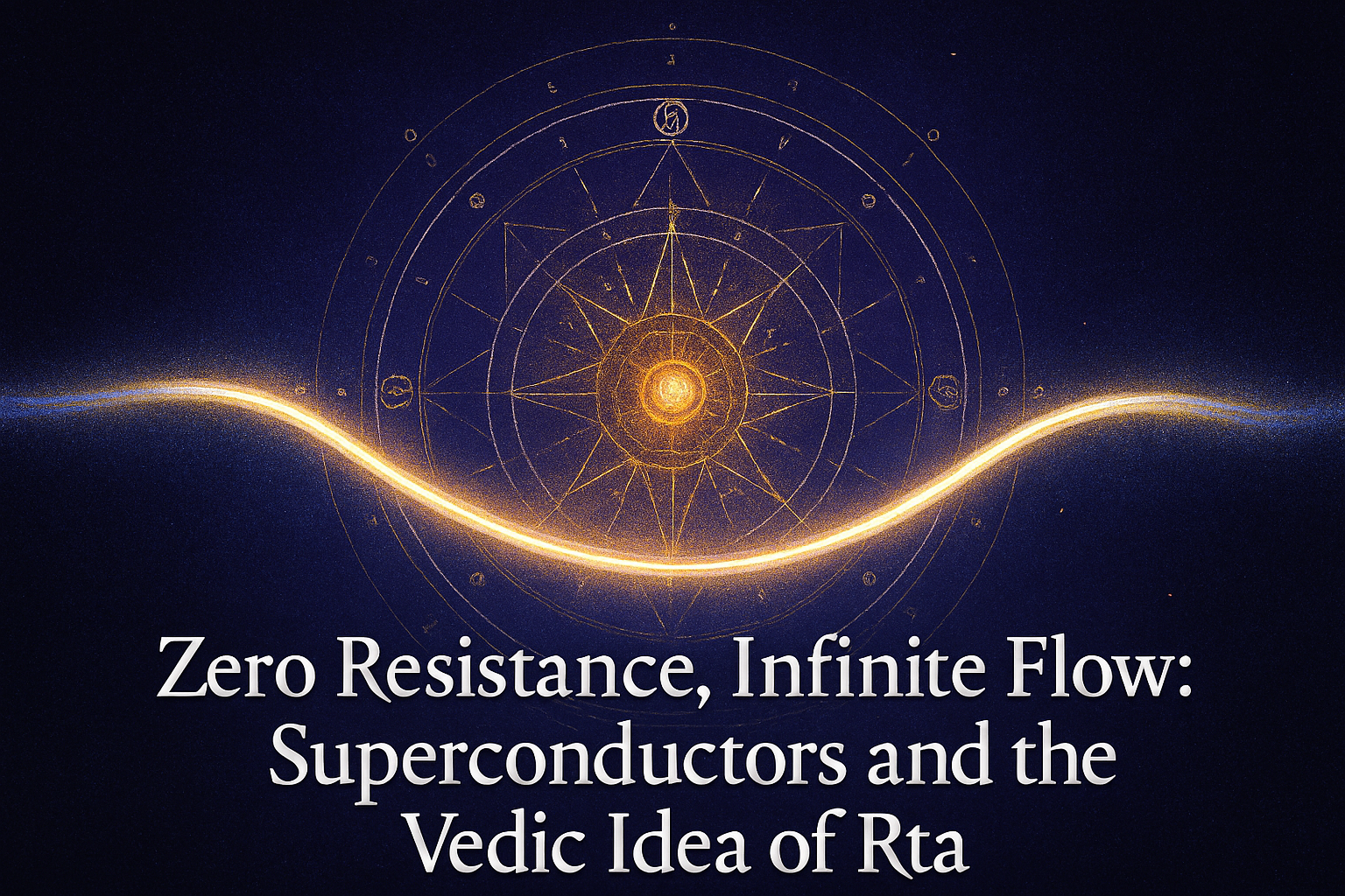 Zero Resistance, Infinite Flow: Superconductors and the Vedic Idea of ...